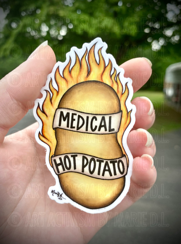 Medical Hot Potato Sticker